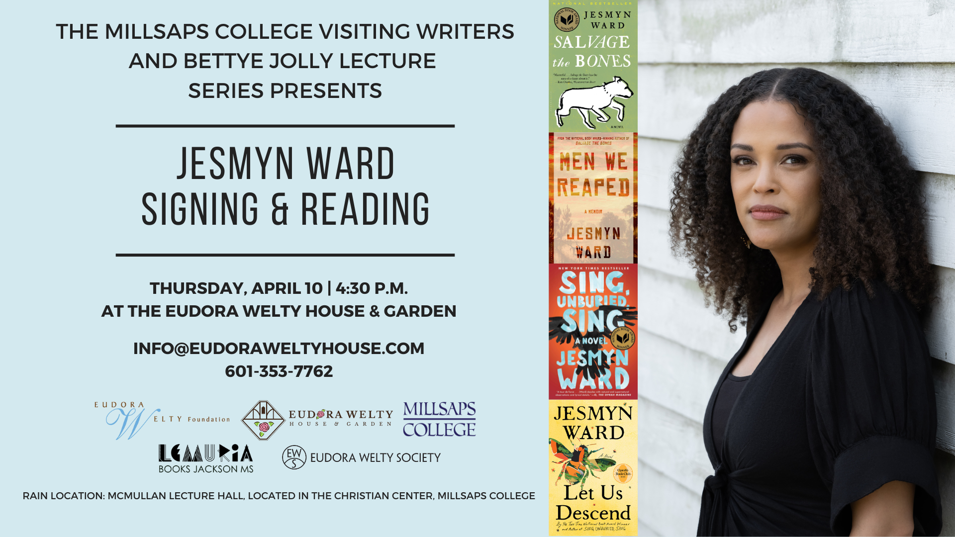 Author JESMYN WARD Signing & Reading | Mississippi School of the Arts